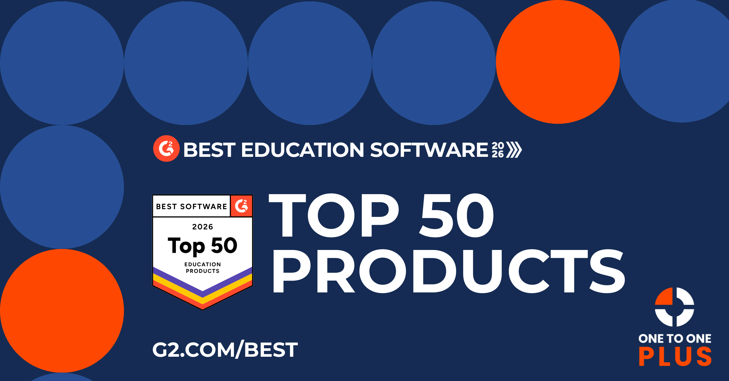 One to One Plus Earns Spot on G2’s 2026 Best Software Awards